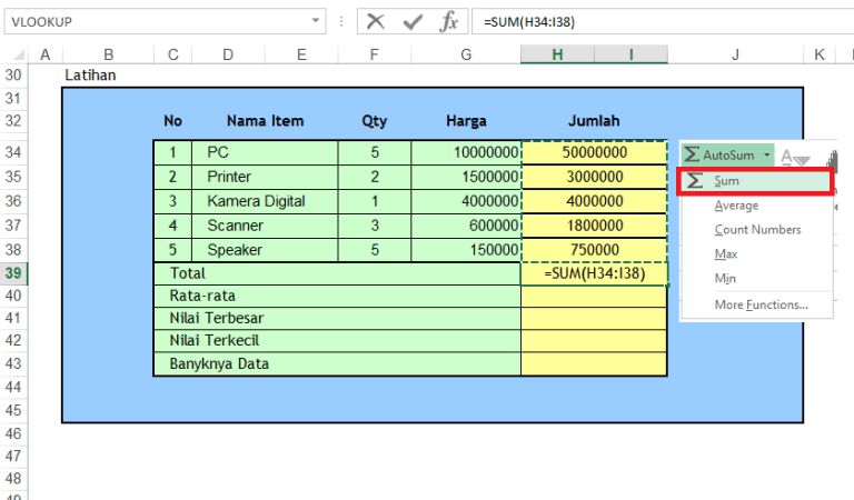 Cara Memahami Rumus Excel Dasar dengan Mudah - Quick Jobs 2024