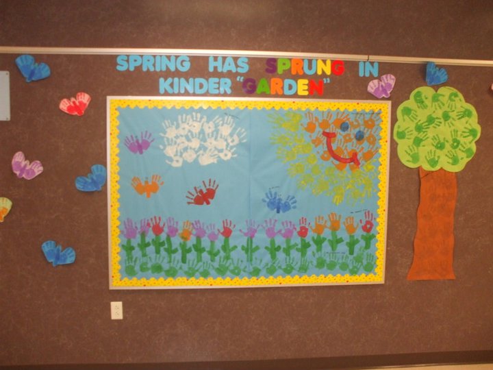 Ms. M.'s KG Class: Kindergarten's Spring Bulletin Board