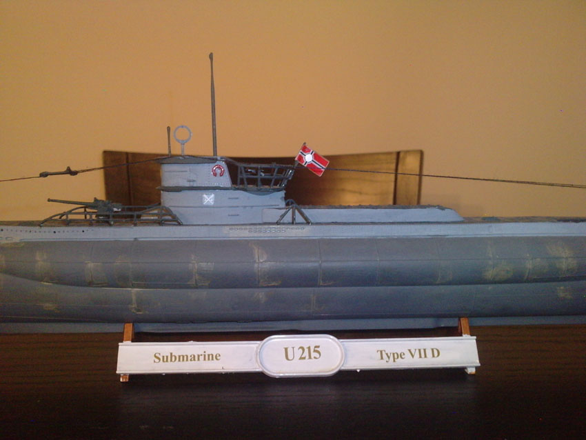 Modelismo Aeronáutico Gustavo Z. Arriaga: U-Boot 215 Type VIID