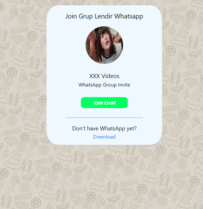 SCRIPT FB tampilan Grup Bokep WA