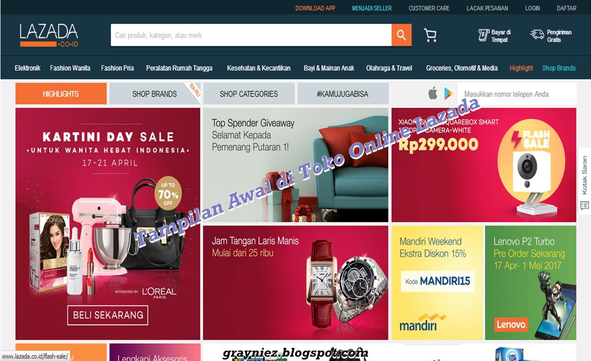 Cara Mudah Berbelanja di Toko Online Lazada - Fantiawati
