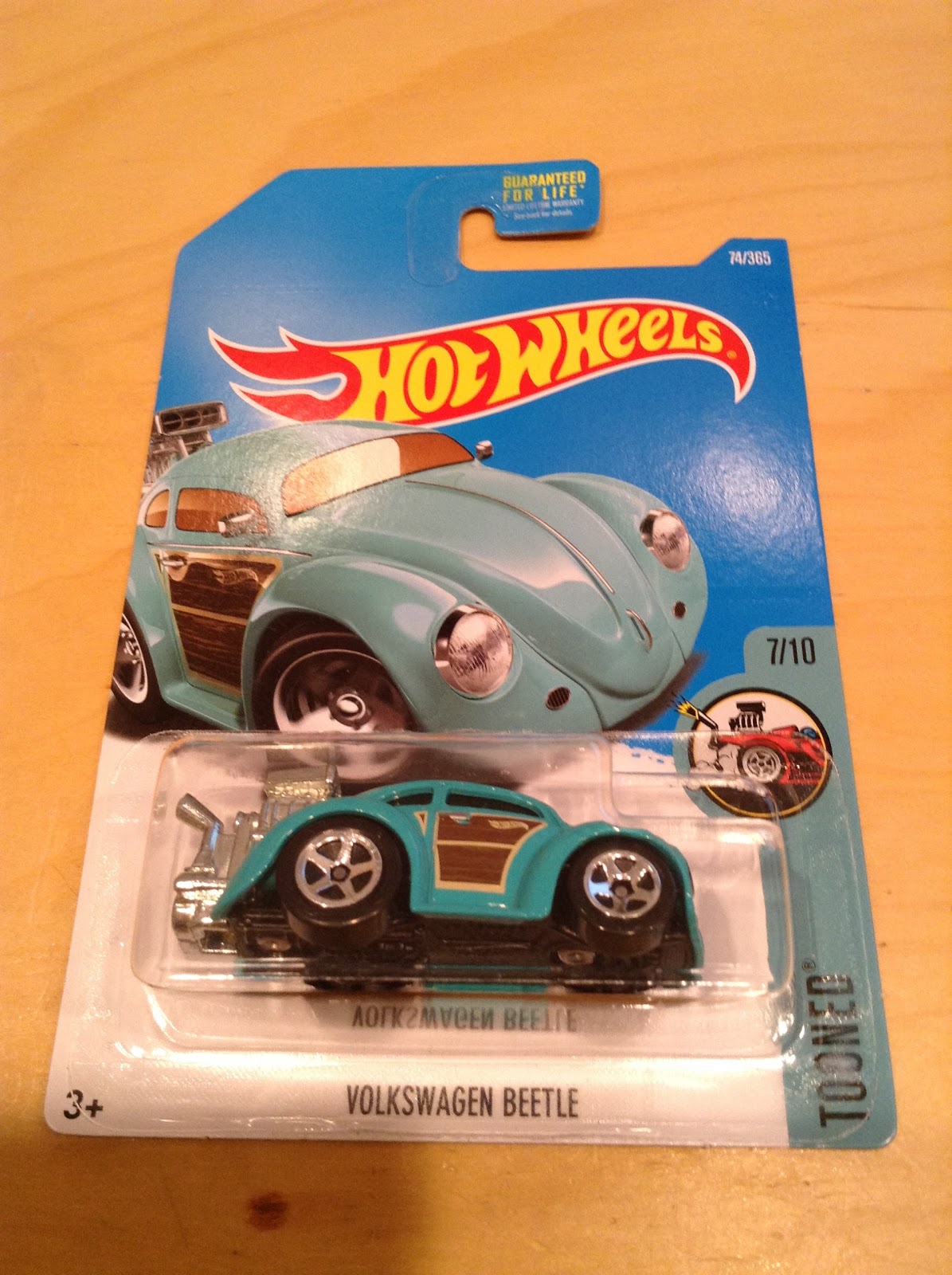 JULIAN'S HOT WHEELS BLOG: Tooned Volkswagen Beetle (2017 Tooned)