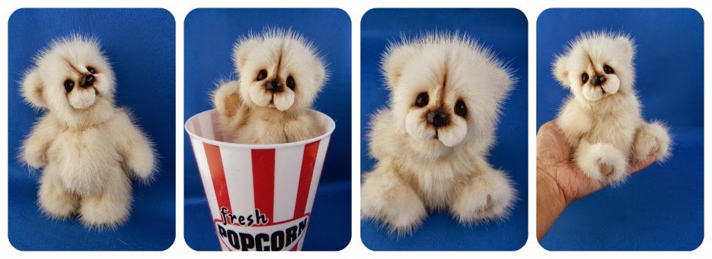 Designed By Kathy Myers: Popcorn Teddy Bear #3