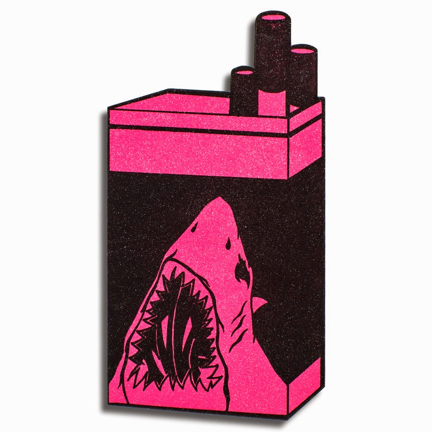 INSIDE THE ROCK POSTER FRAME BLOG: Shark Toof Cigarette Pack Multiples ...