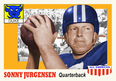 Bob Lemke's Blog: My '55 All-American set expands with Jurgensen