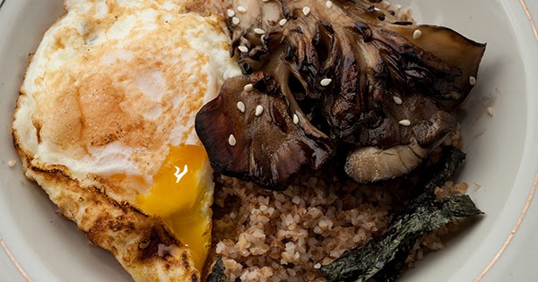 Recipe - Maitake with Fried Egg | Much Ado About Fooding