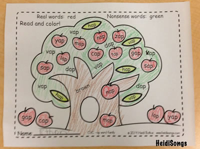 How to Teach Nonsense Words, and Color by Nonsense Word Worksheets for ...