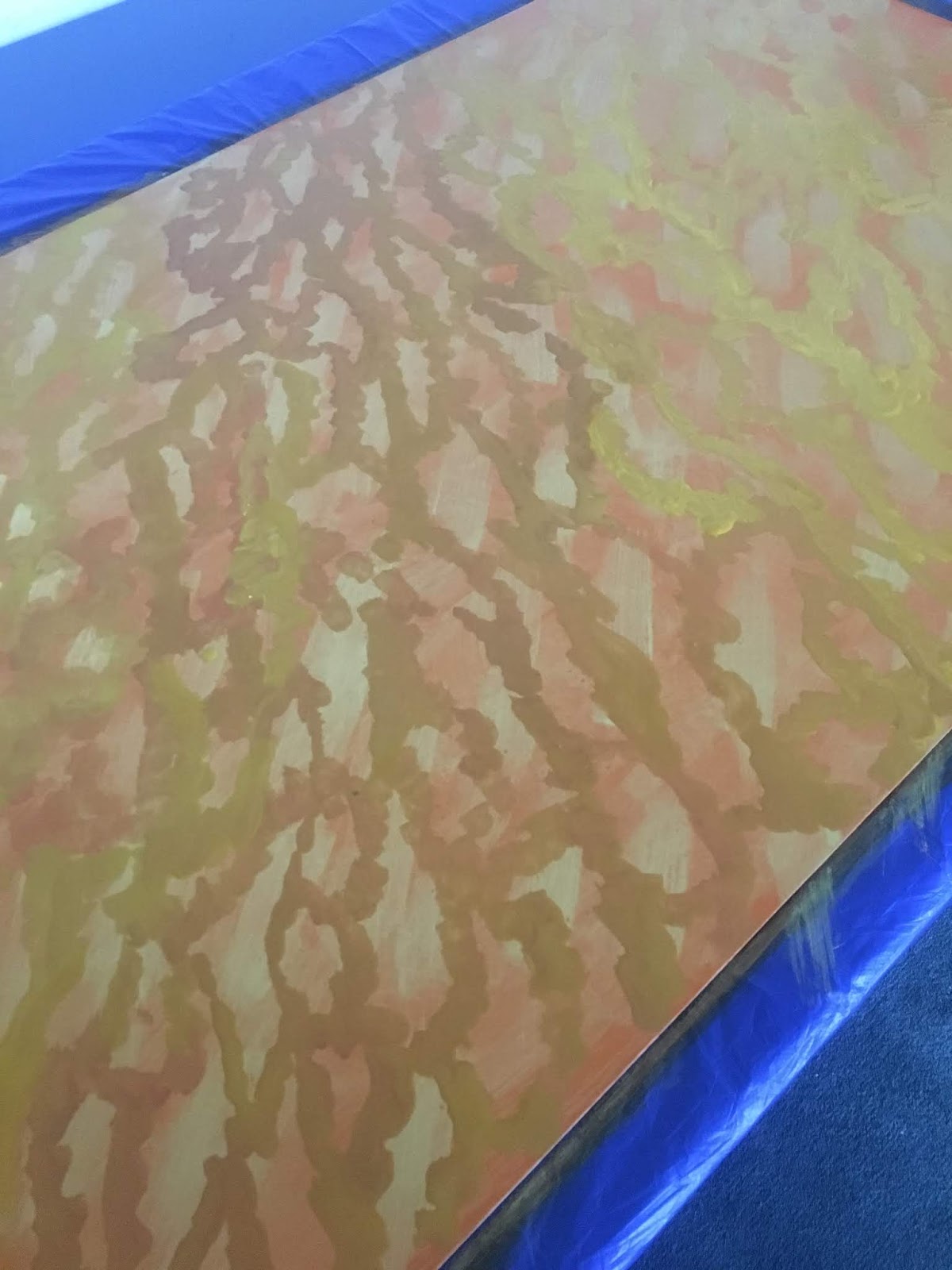 A Tray of Bliss: Homespun Things....DIY Faux Tortoishell painted finish ...