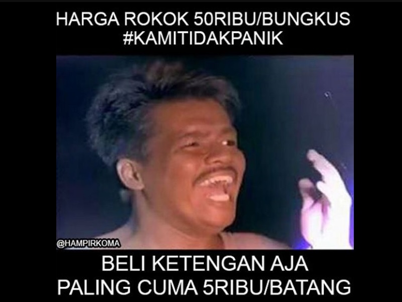 Kumpulan Meme Harga Rokok 50 Ribu Ini Emang Bikin Ngakak! - AnehUnik.id