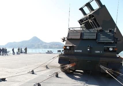 SNAFU!: Japanese MLRS training from the deck of an LST.