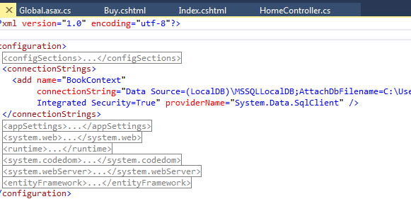 CubeScope How To Create Connection String In ASP NET MVC Application 