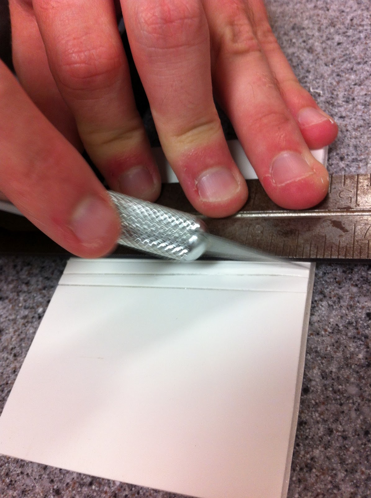 Physical Computing - Berry College - Fall 2012: Lab: Foam Core Construction