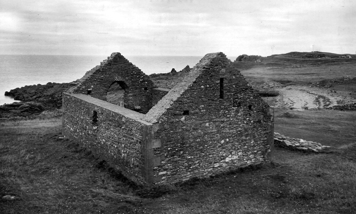 Tour Scotland: Old Photograph Saint Ninian's Chapel Isle Of Whithorn ...