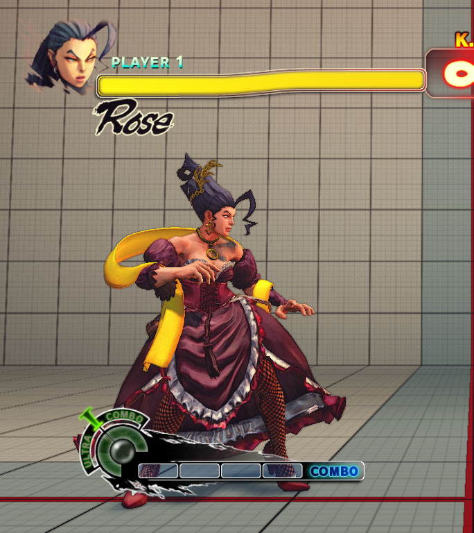 Super Street Fighter IV Arcade Edition Costumes: Rose's Costumes