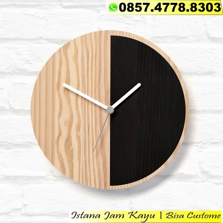 Jam Dinding Kayu Unik, Jam Dinding Kayu Custom, Jam Dinding Kayu Murah ...