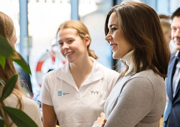 Princess Mary visited Danish Swimming National Team