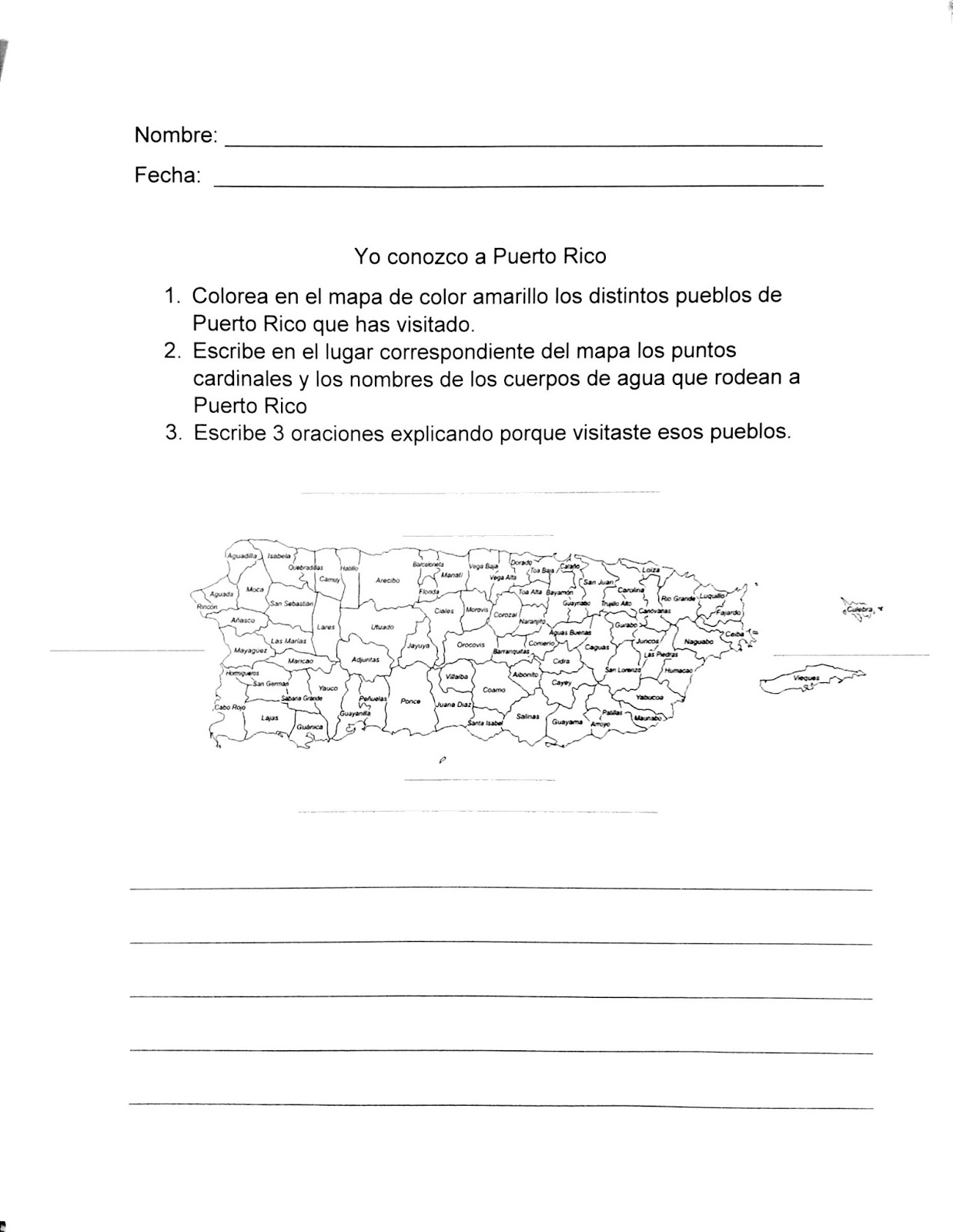 Conociendo a Puerto Rico con Estudios Sociales