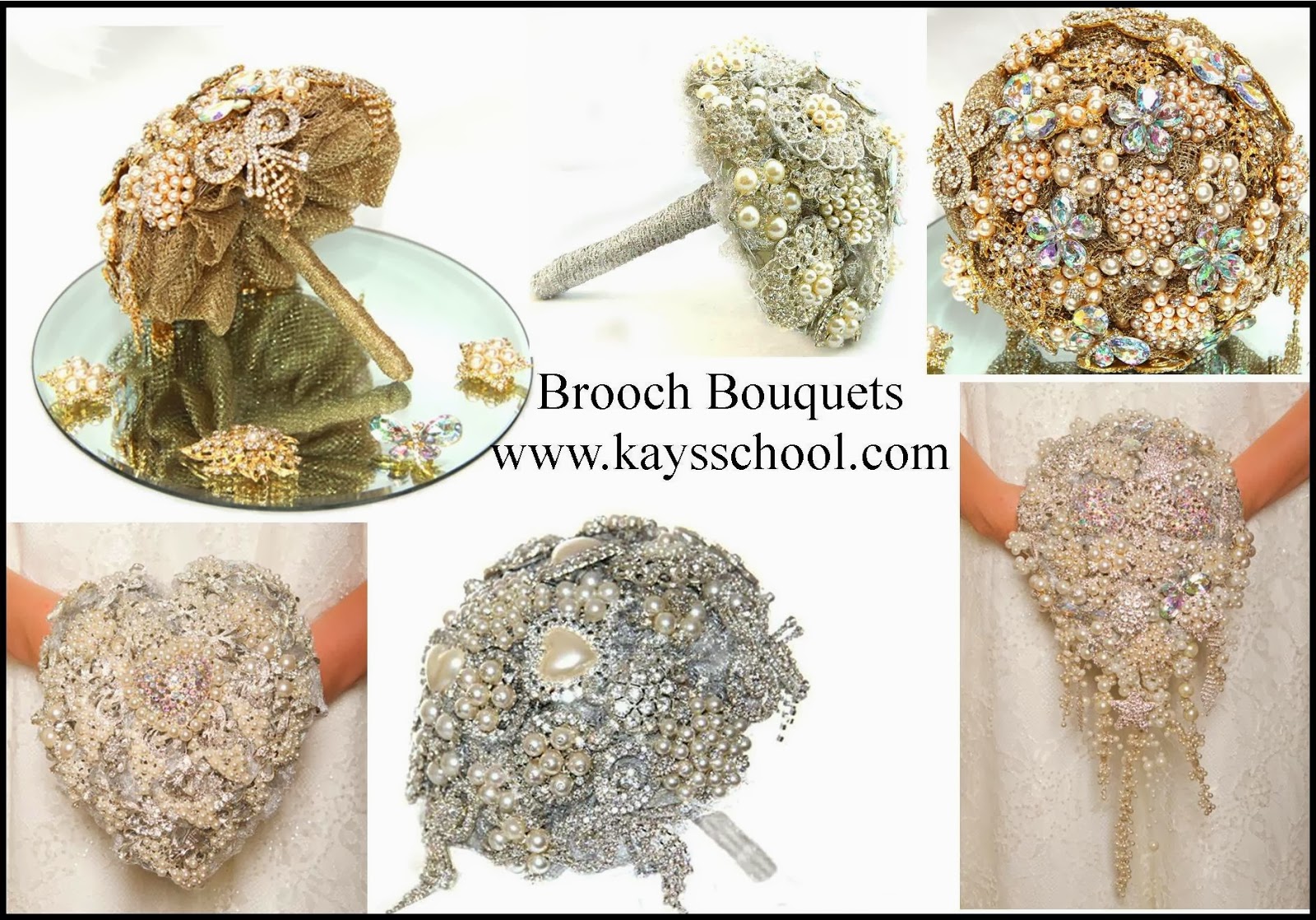Kay's Flower School & Brooch Bouquet Training : Choosing a Brooch ...