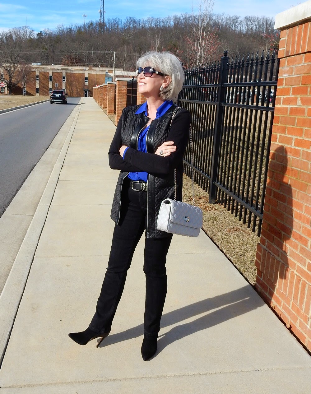 Fifty, not Frumpy: Black and Blue