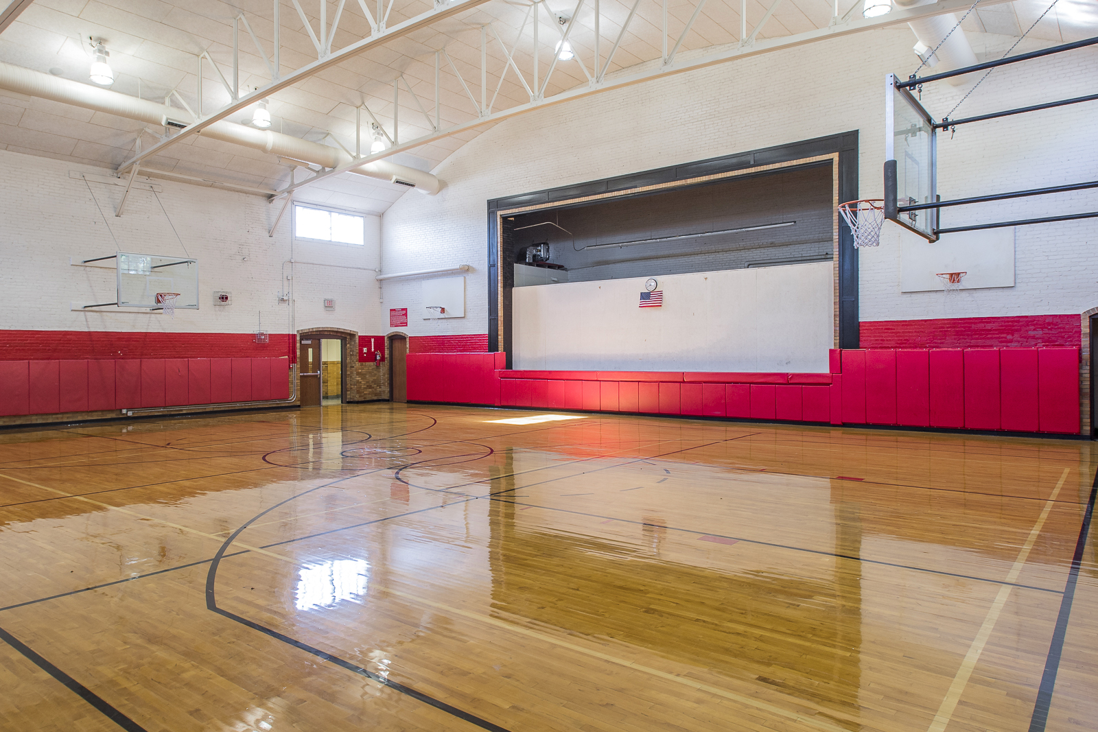 High School Gym Class Empty