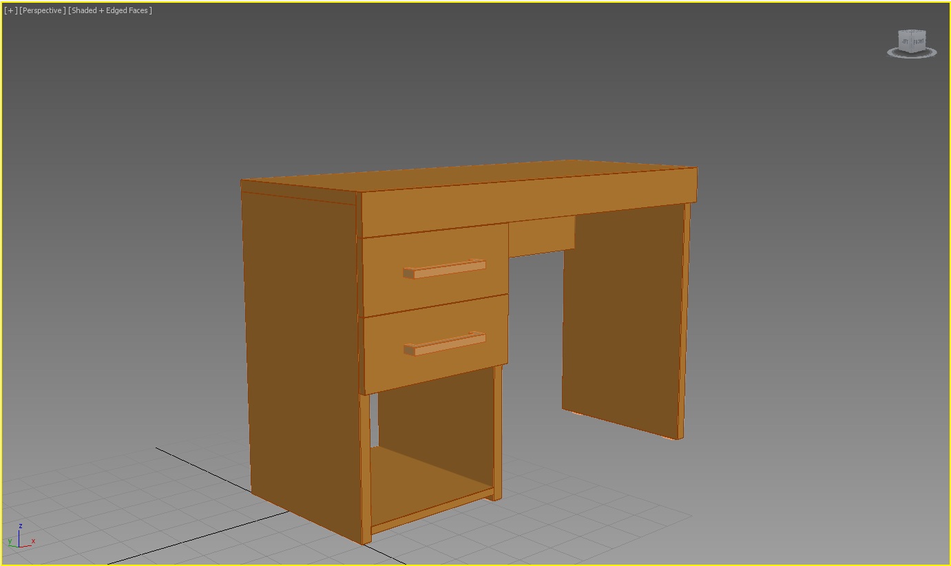 Interiores y 3D: 3D Studio Max: modelado de escritorio minimalista