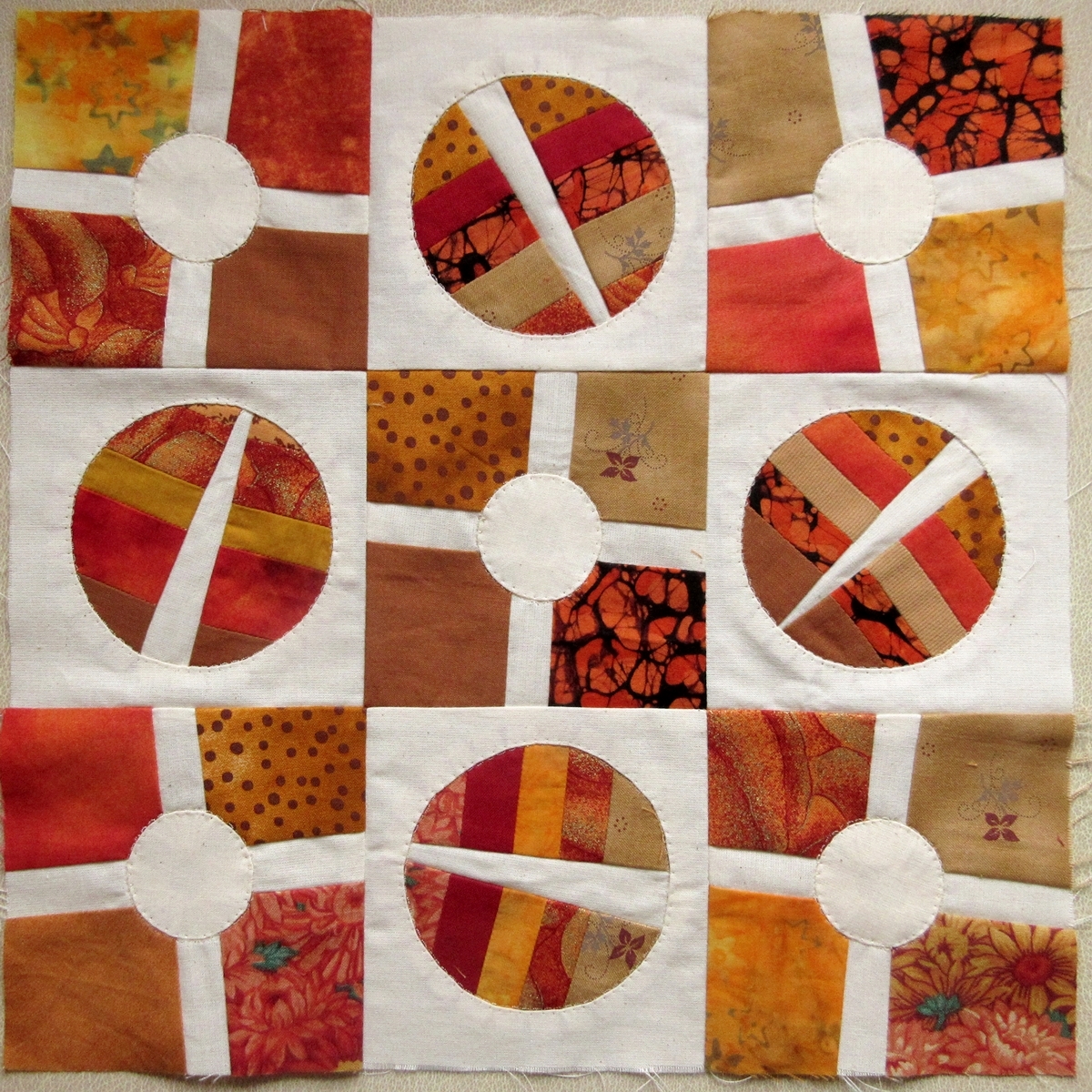 Sew Annie Sew: 6 Minute Circles - Design 4 - Split Circles