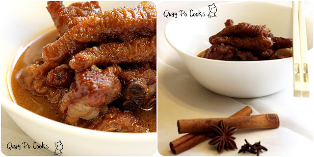 Quay Po Cooks: My mum's stew chicken feet for the Birthday boy
