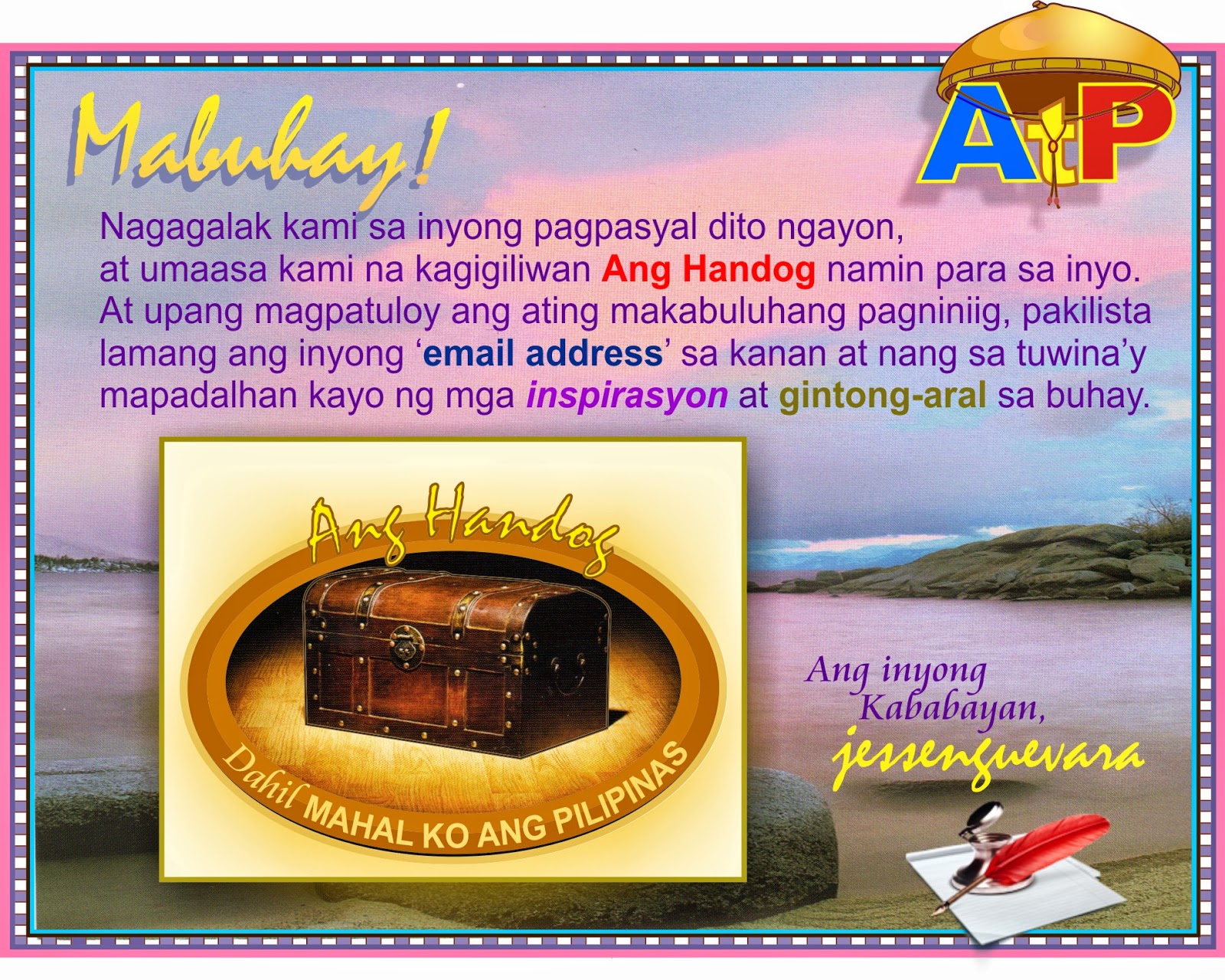 AKO, tunay na PagbabaGO: Tanging Handog