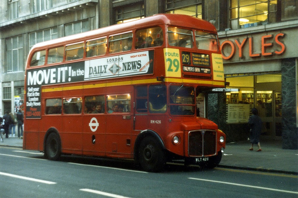 Pictures of Iconic Routemaster Buses on the Streets of London in the ...