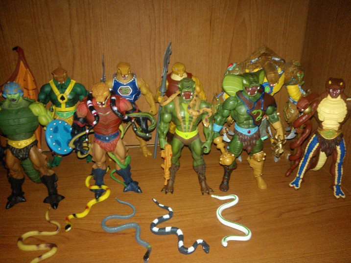 NERDVANA: MOTU CLASSICS: SNAKE MEN CUSTOMS