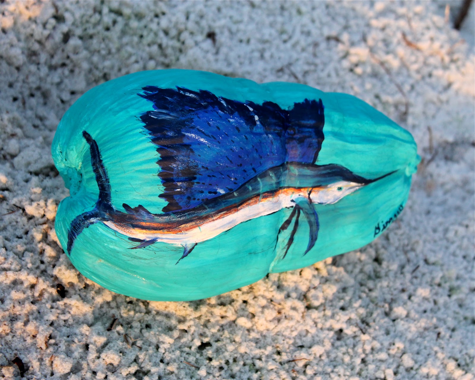 Connecting Pieces: Craft Day- Painted Coconuts