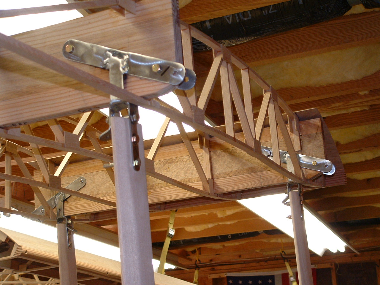 Pietenpol Air Camper NX989CB: Center Section Mounted. Putting some of ...