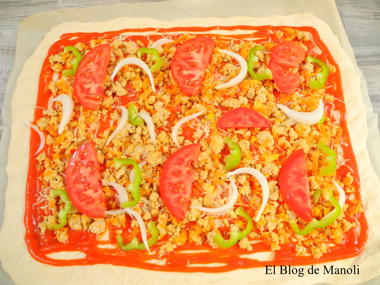 El blog de Manoli: Pizza Mexicana