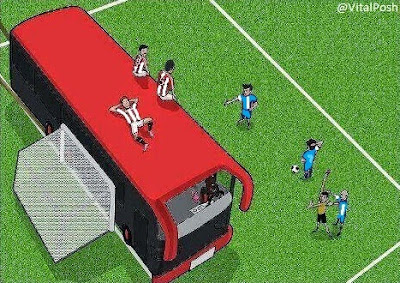 Strategi “Parkir Bus” Dalam Sepak Bola, Ilegalkah?? | asepsandro