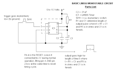 Basic Monostable Using with LM555