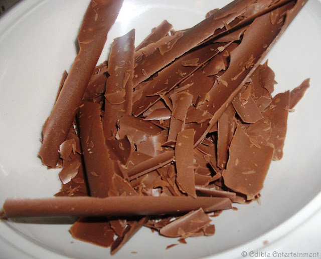 Edible Entertainment: How to make Chocolate Shards - step by step