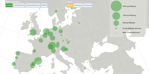 European Recreational Drug Use Map