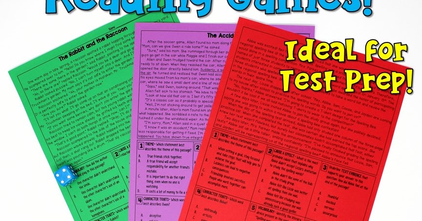 Reviewing Skills with Reading Games! | Crafting Connections