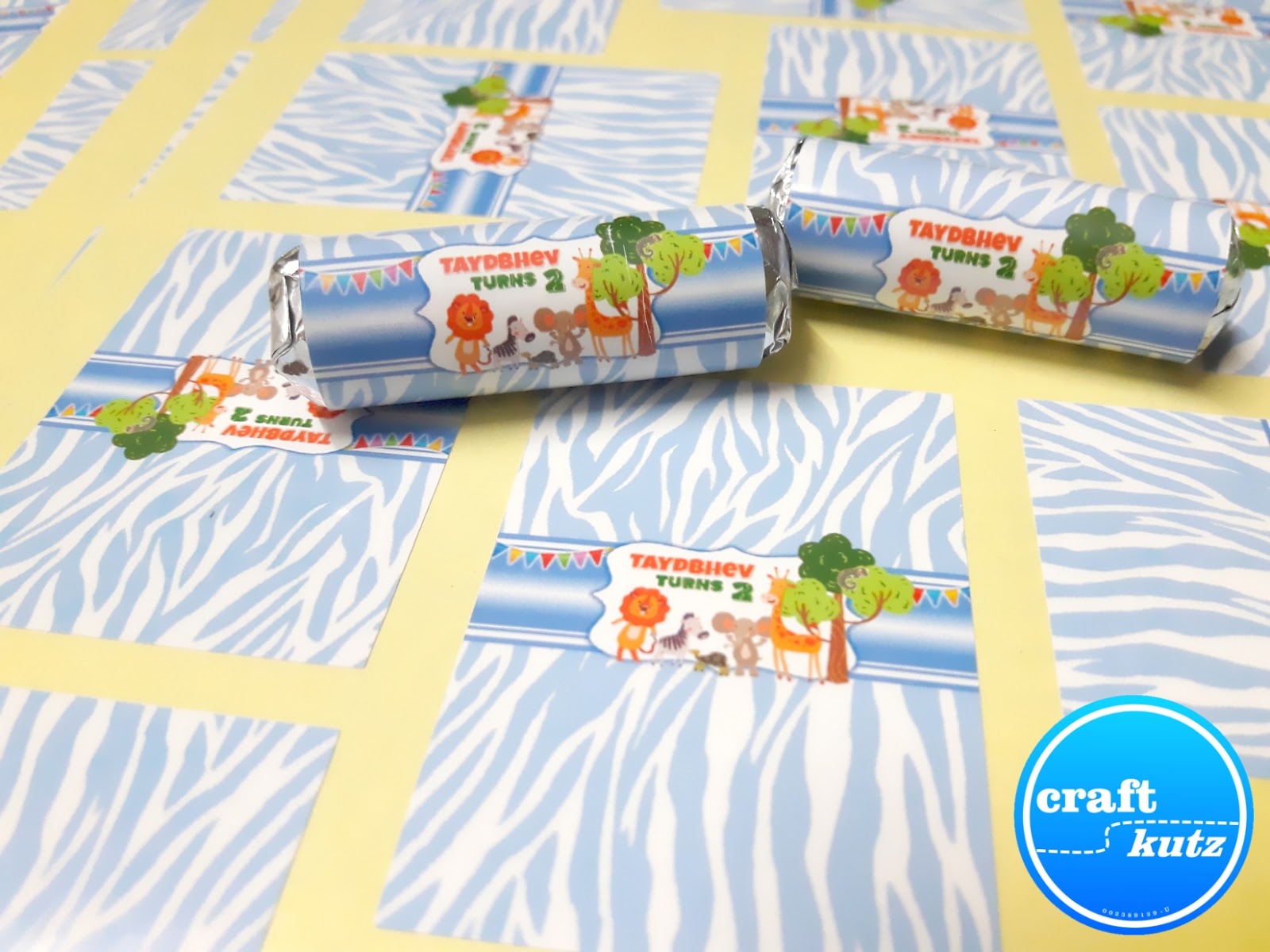 Personalized Mini Mentos Stickers ~ Craft Kutz