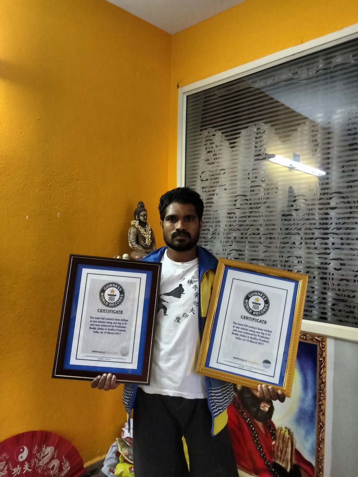 Prabhakar Reddy Master of Martial Arts Nellore Kung-fu Indian Shaolin ...