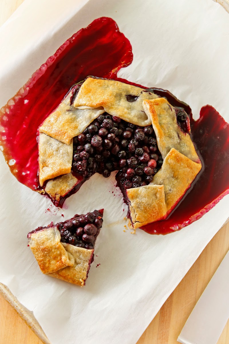 The Chubby Vegetarian: Rustic Blueberry-Lemon Tart from The Southern ...