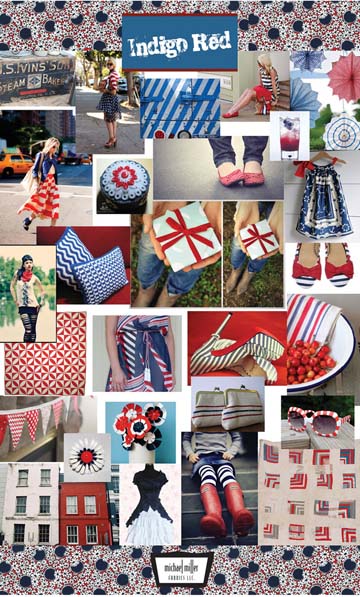 making it fun: Indigo Red color story and giveaway