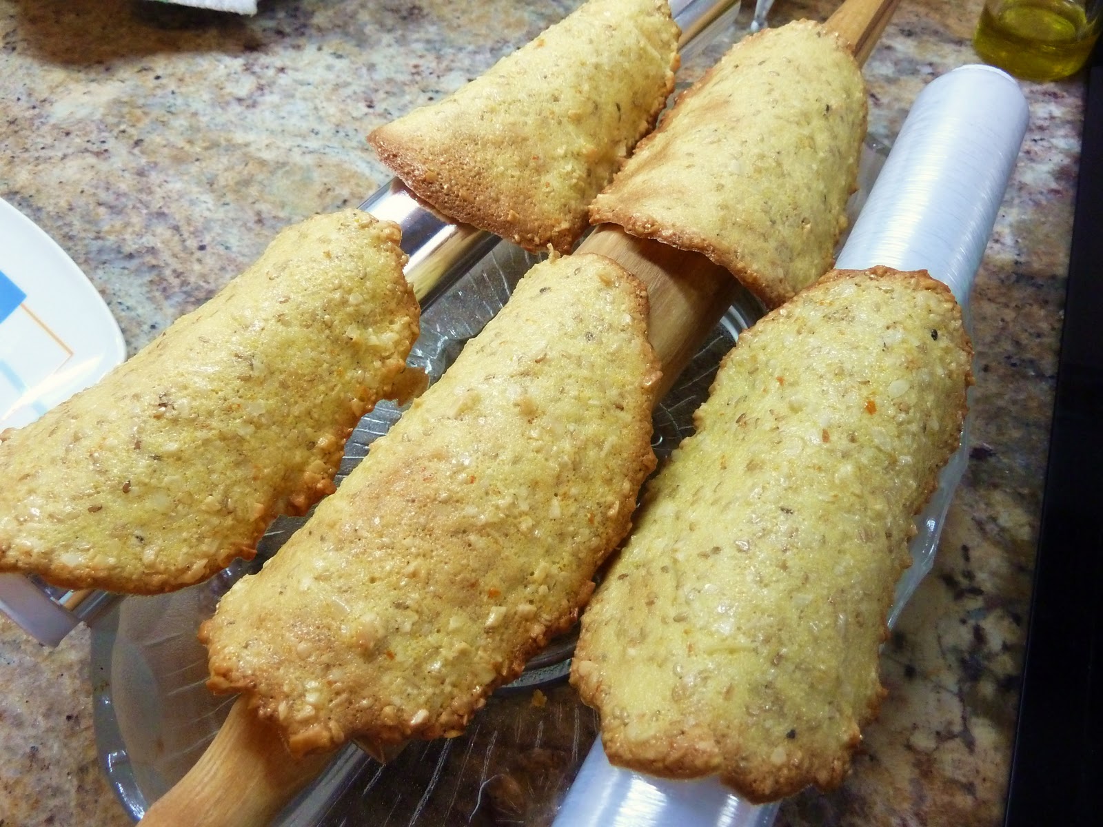 TEJAS DE NARANJA Y SÉSAMO | Cocina