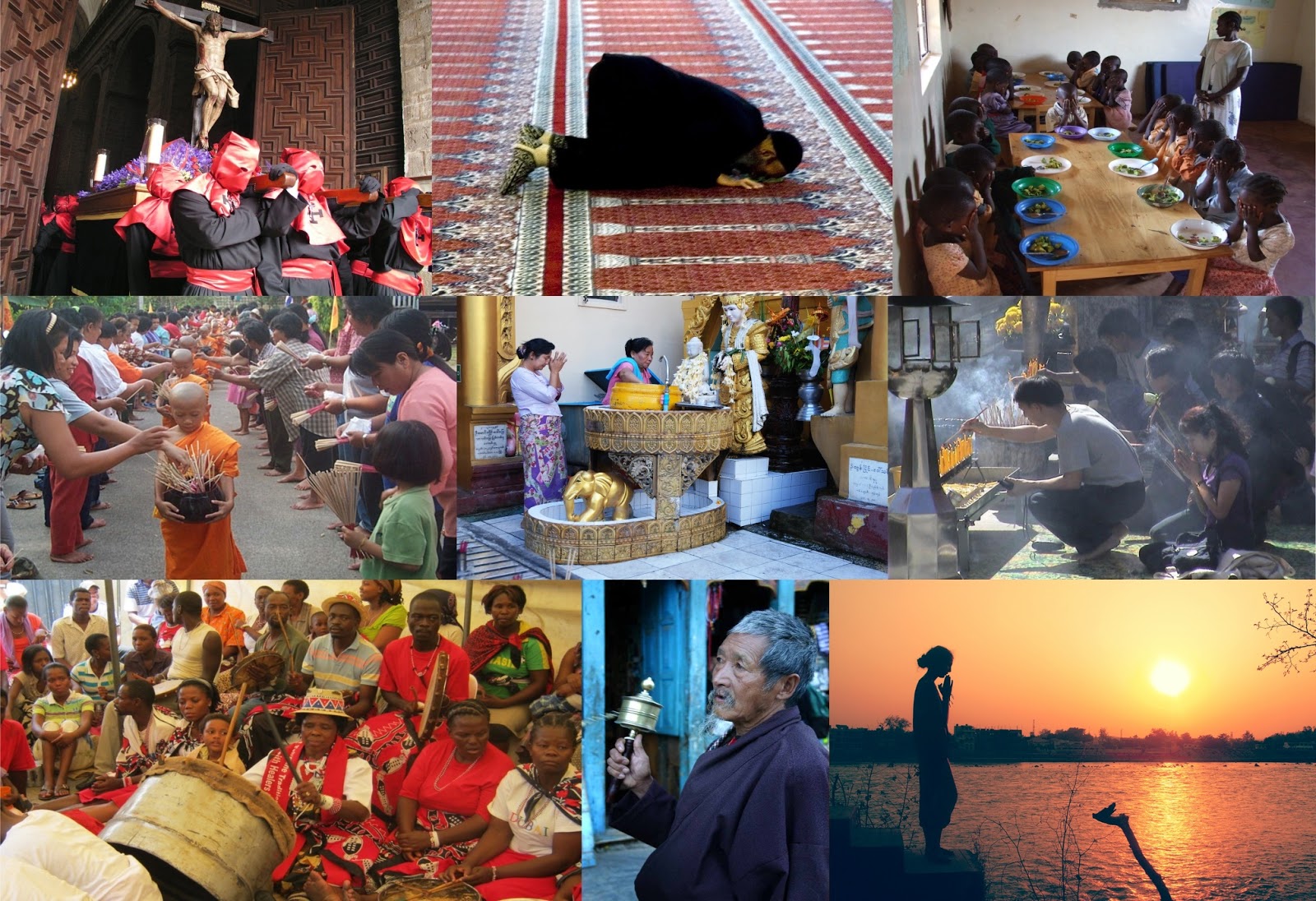 Todos juntos: LA ORACIÓN Y LA MEDITACIÓN EN LAS TRADICIONES RELIGIOSAS