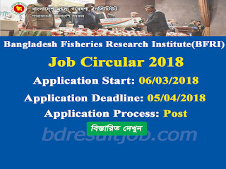 BFRI Job Circular 2018 | News Magazine