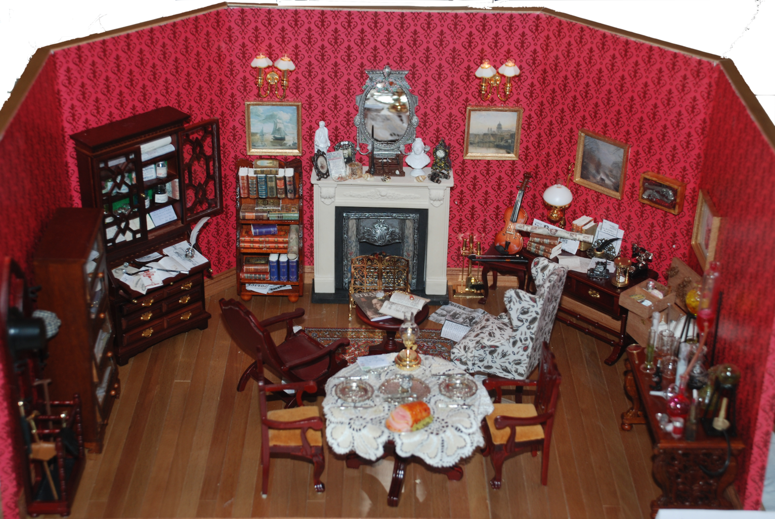 Dioramas and Clever Things: Sherlock Holmes: models and mustache
