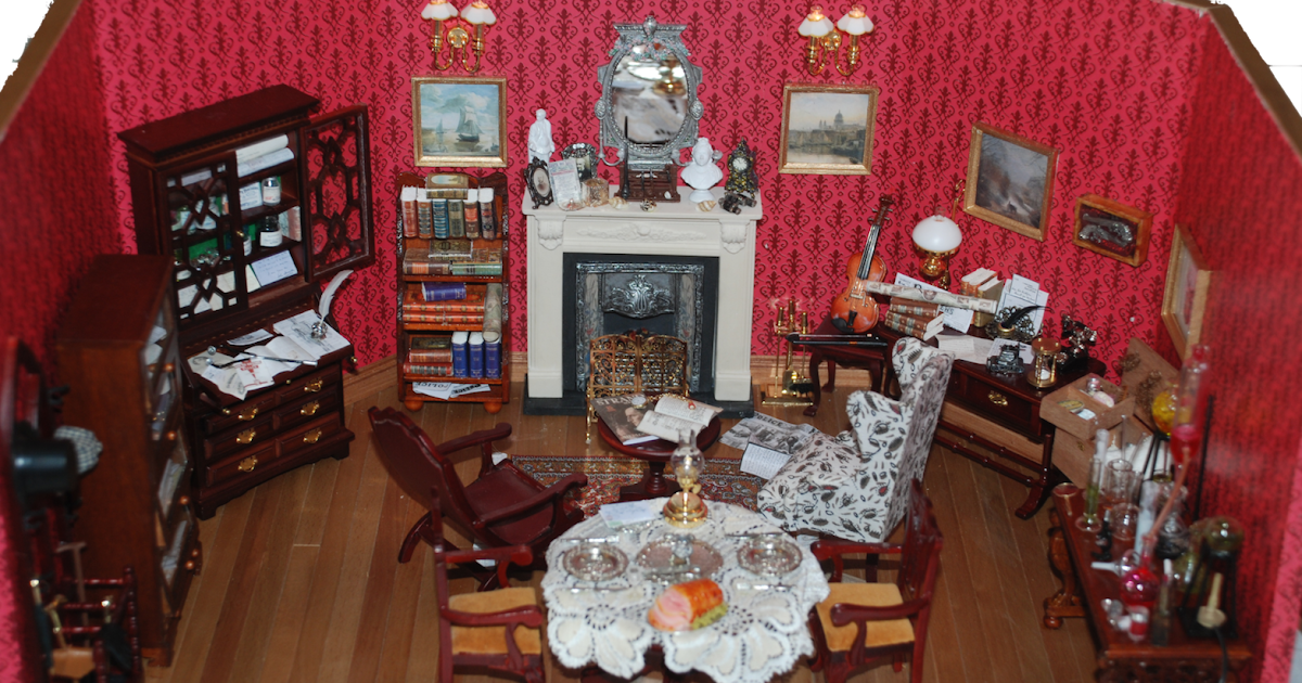 Dioramas and Clever Things: Sherlock Holmes: models and mustache