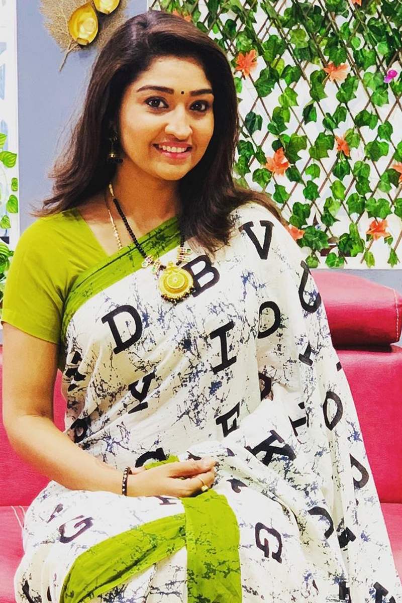 Serial Actress Neelima rani latest beautiful saree photoshoot