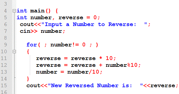 Code Race C Program To Reverse A Number