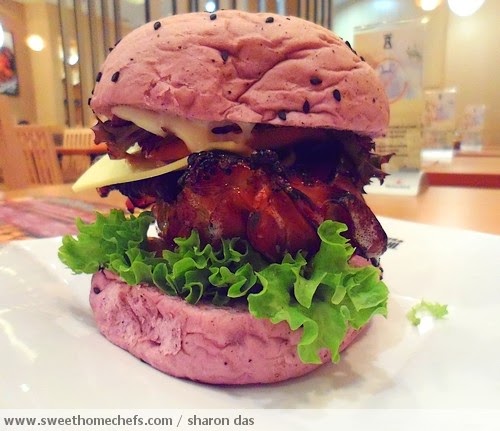 Sweet Home-Chefs: Food Discovery : The Purple Burger